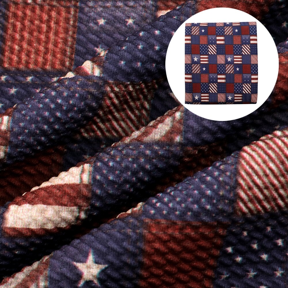 50*140cm juli 4th bullet twill bubble knit stof na... – Vicedeal