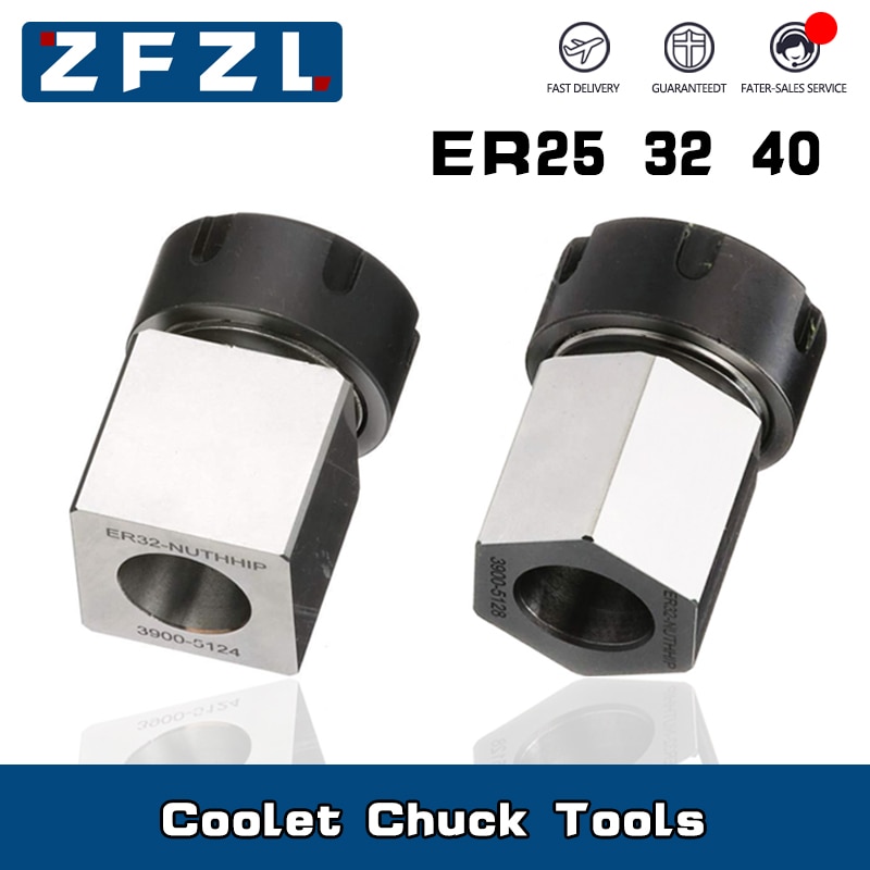 1Pc Vierkante ER25 ER32 ER40 Chuck Blok Hard Staal... – Grandado