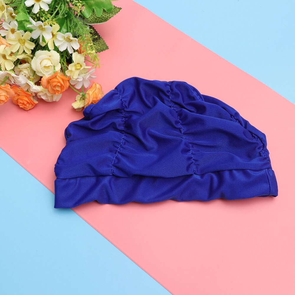 2pcs Swim Cap Comfortable Pleated Swim Hat Swimmin... – Grandado
