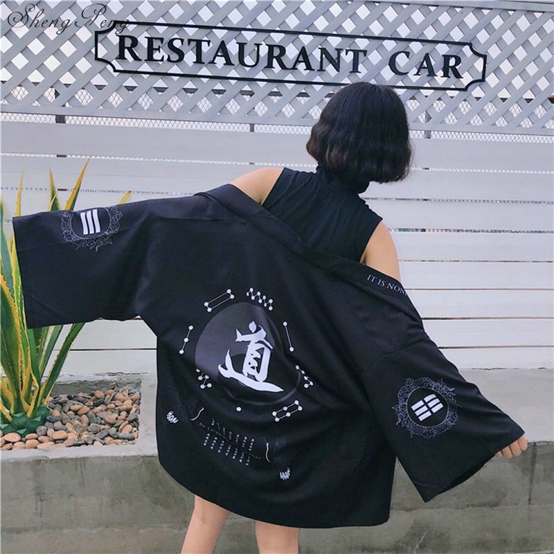 Japanese kimono yukata haori tops japanese kimono ... – Grandado