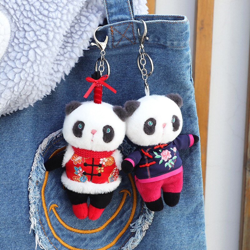 Stylish Plush cute upscale Festive Tang suit panda... – Grandado