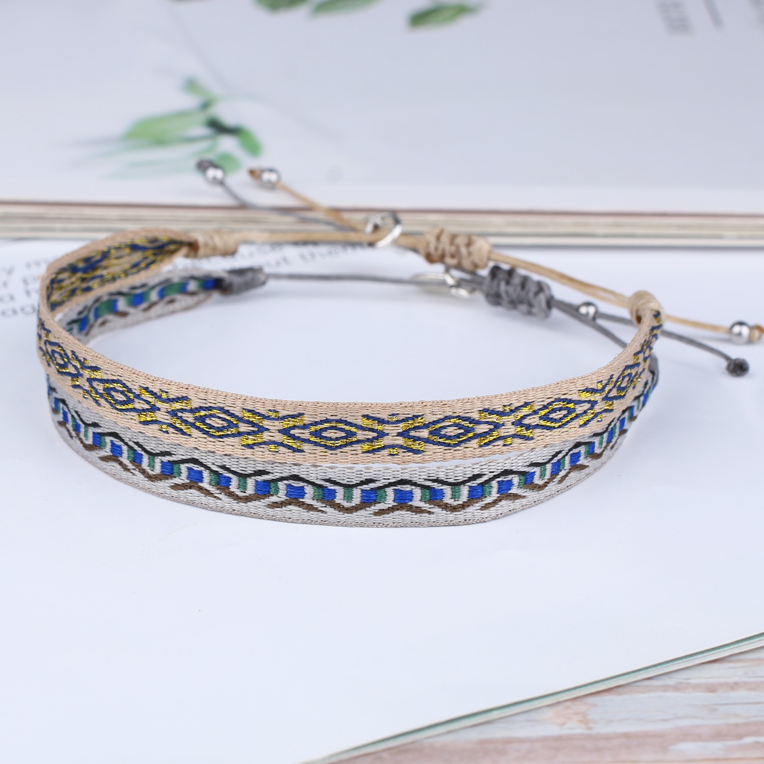 Kelitch royal gul charm wrap armband handgjorda ny... – Vicedeal