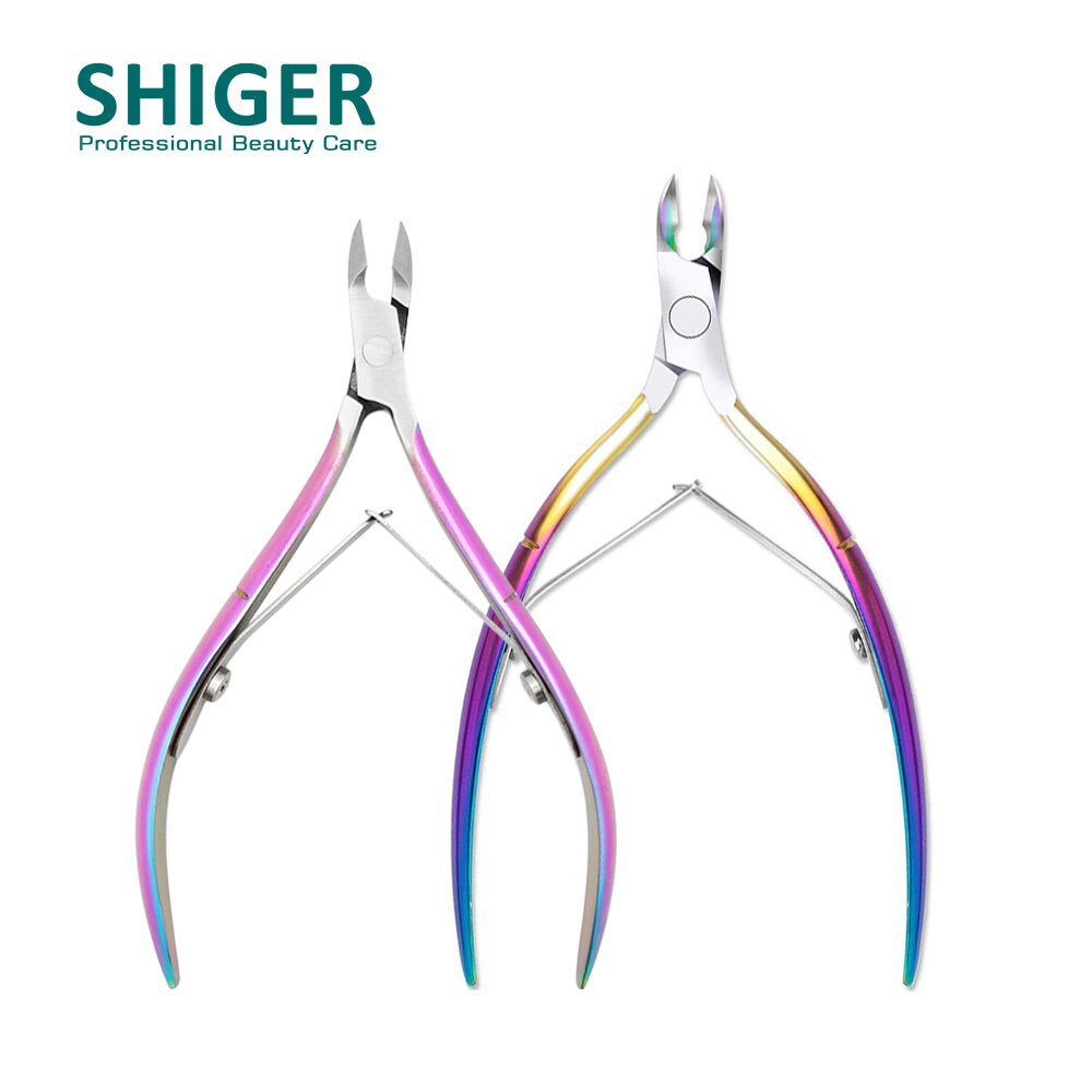 SHIGER-cortacutículas para uñas, tijeras de manicu... – Grandado
