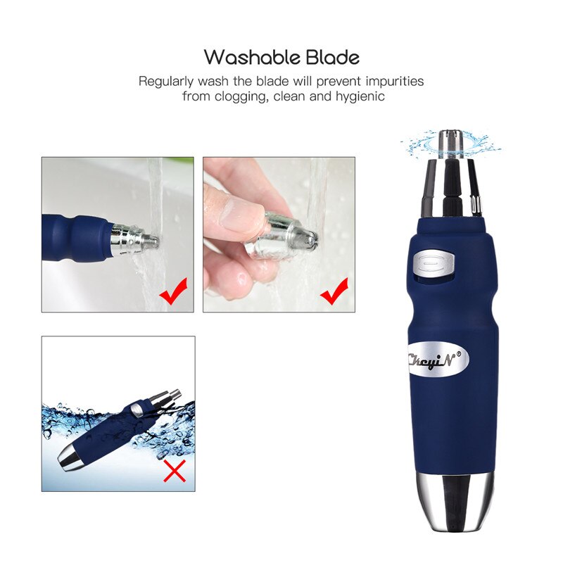 Mini Electric Nose Hair Trimmer Men No Pain Ear Ha... – Grandado