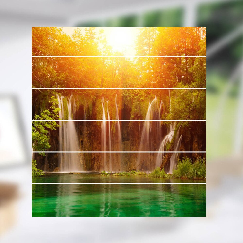 Waterfall 3D Decorative Stairs Stickers Self-adhes... – Vicedeal