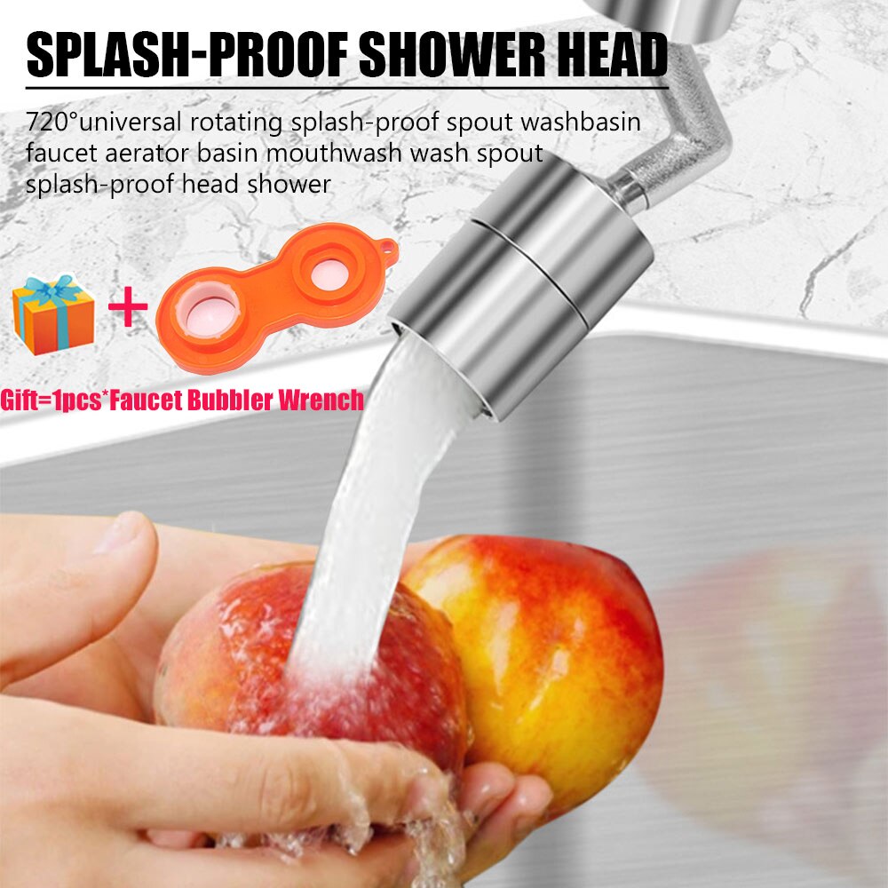 Universal Splash Faucet Spray Head 720 Degree Rota... – Grandado