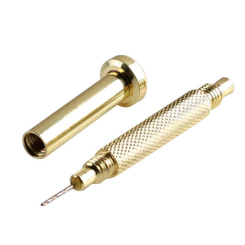 1pc DIY gold Corner hand drill piercing Nail Art Gel UV Acrylic Tips ...