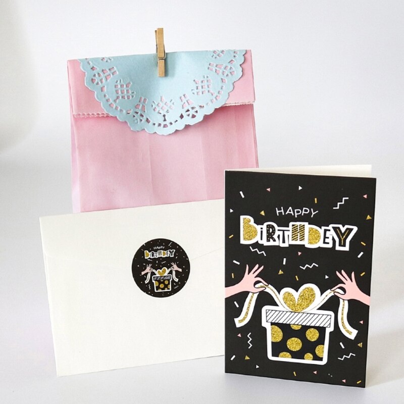 30 Sets Happy Birthday Greeting Cards Paper Envelo... – Grandado