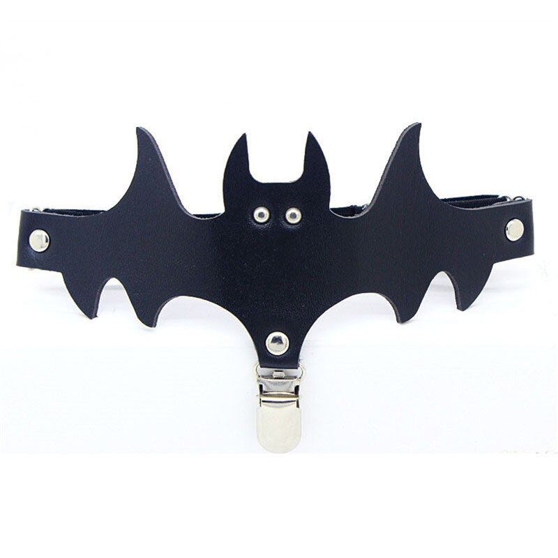 Halloween Bat funny Garter PU Leather Garter Haraj... – Vicedeal
