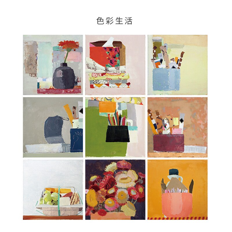 Ins Color Life Oil Painting Landscape Decorative C... – Grandado