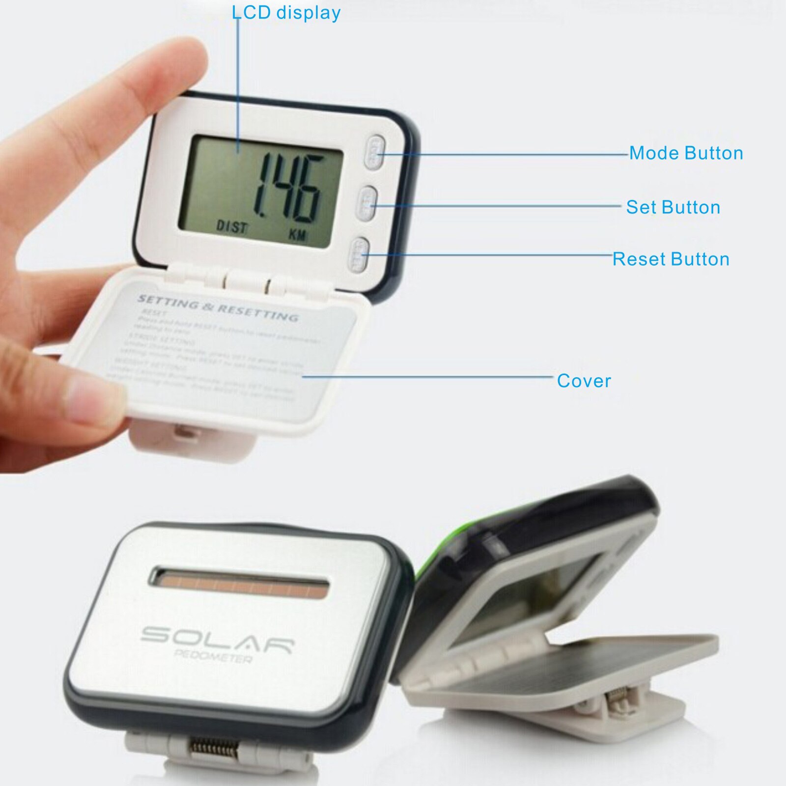 Slimming Products Step Counter 3D Pedometer with C... – Grandado