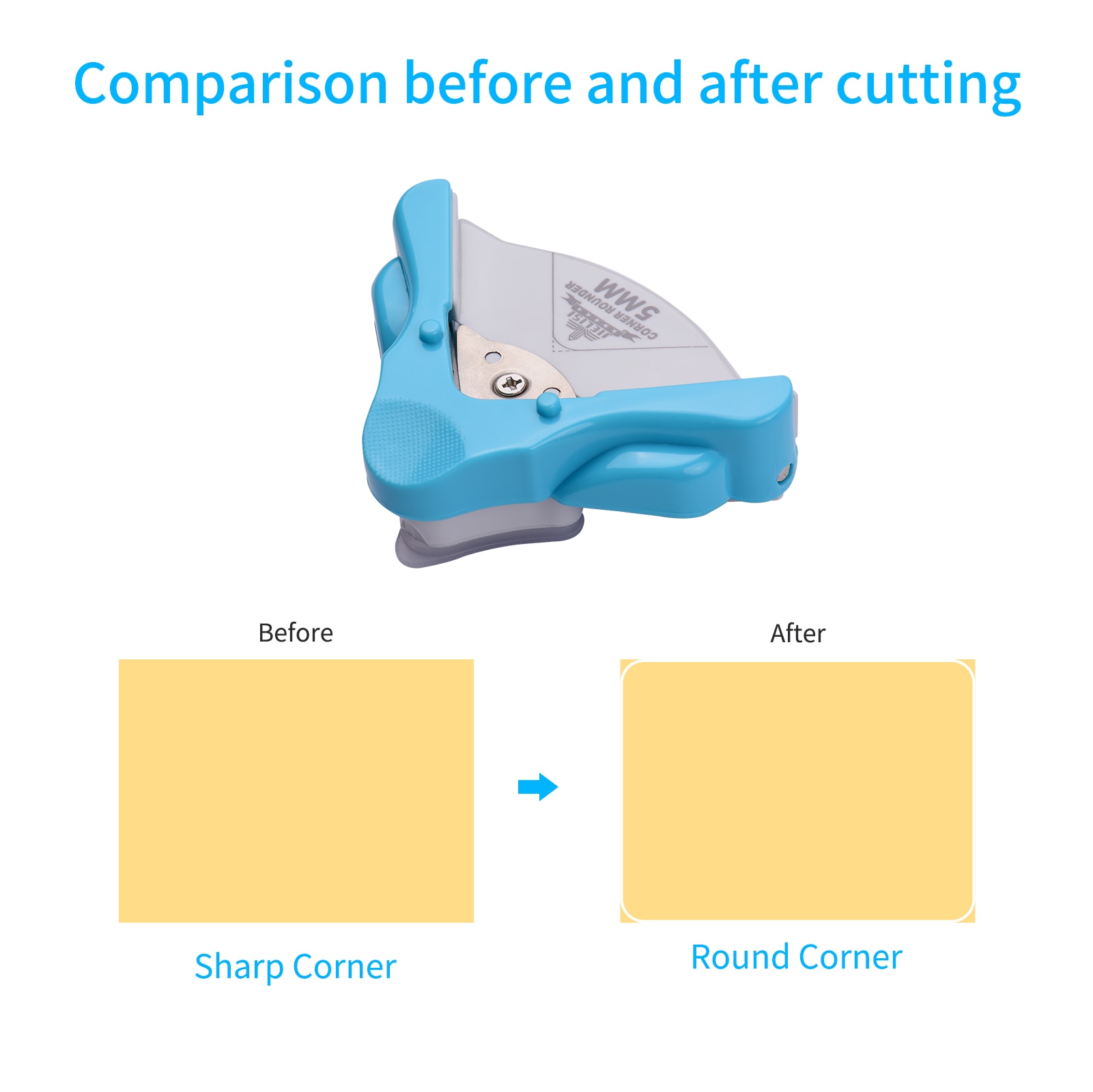 Portable Corner Rounder R5 Round Corner Trimmer Cu... – Grandado