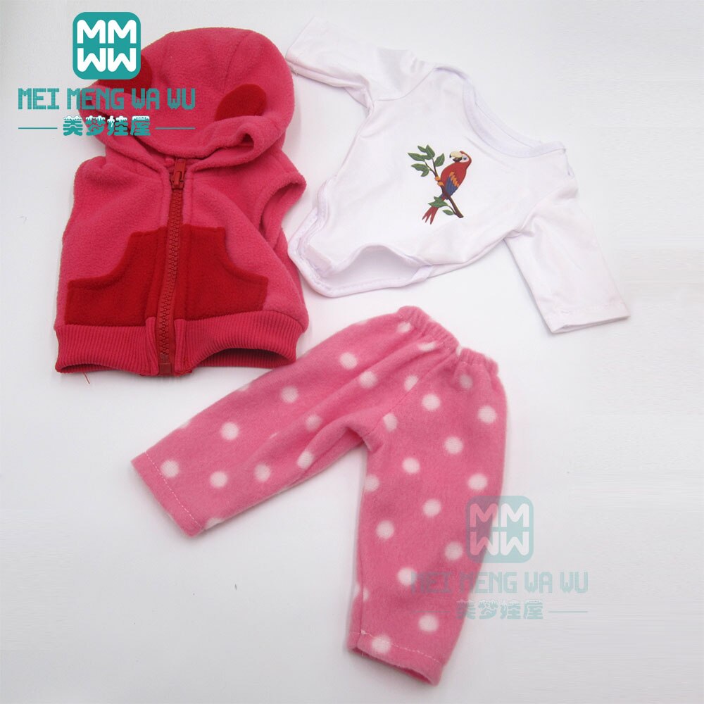 Clothes for doll fit 43 cm born doll accessories P... – Grandado