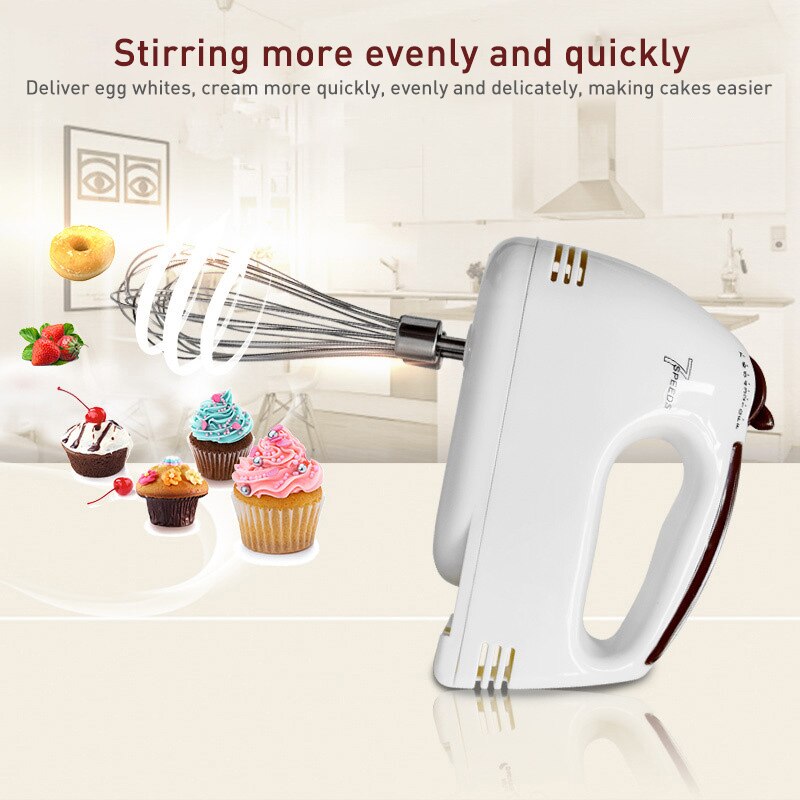 Elektrische Handheld Mixer Voedsel Blender 7 Speed... – Grandado