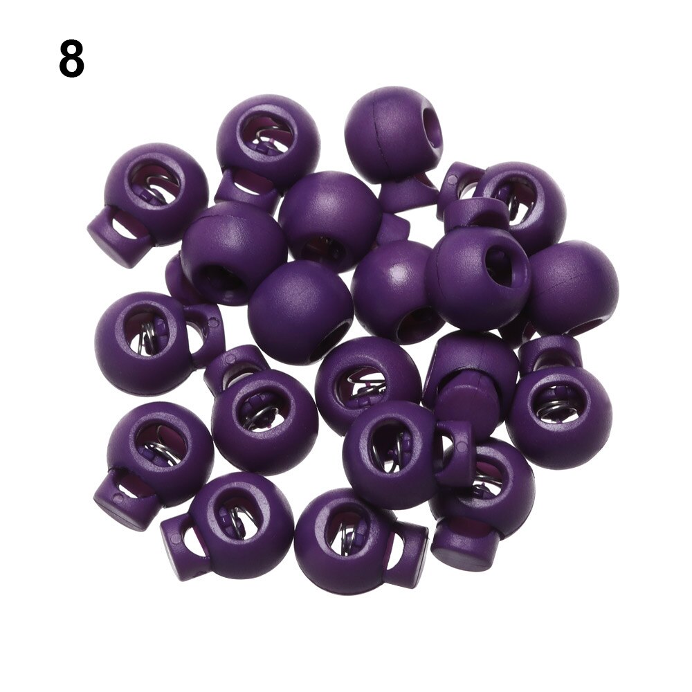 20Pcs Multi-Kleuren 6Mm Gat Plastic Stopper Cord L... – Grandado