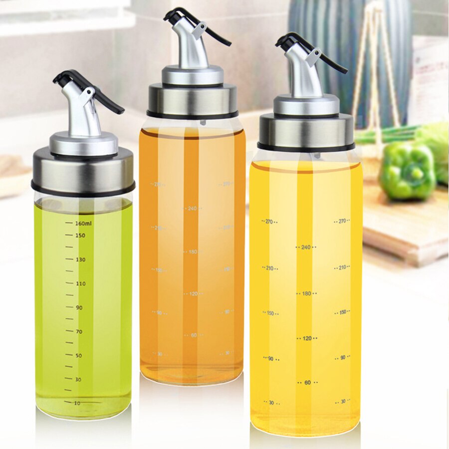 Cooking Oil Dispenser Glass Seasoning Bottle Heat ... – Grandado