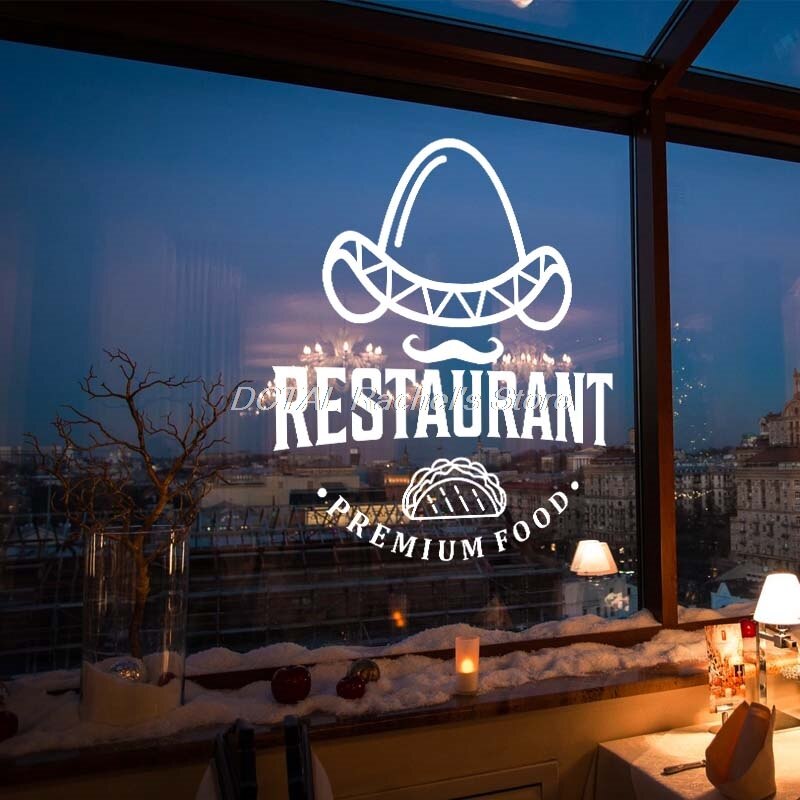 Mexican Food Restaurant Decor Vinyl Wall Decal Tac... – Grandado