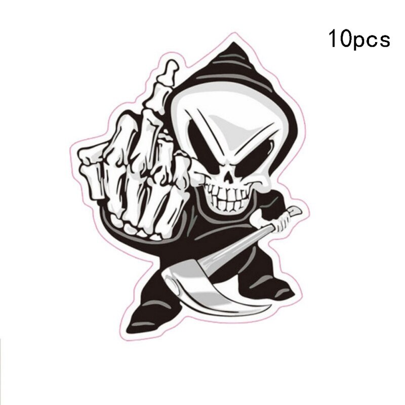 Wall Stickers Waterproof Styling Stickers Skull Fi... – Grandado