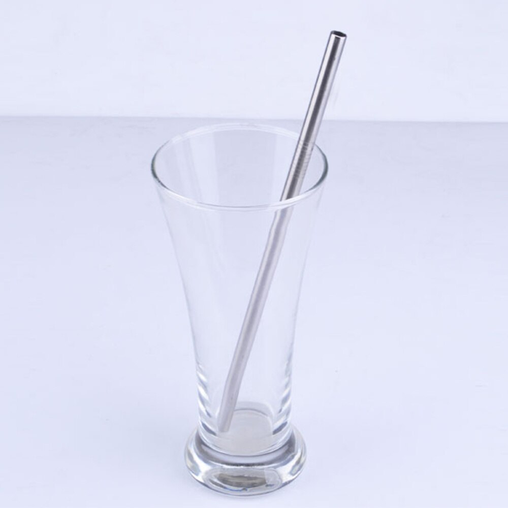 1Pc Straight Metal Straw Reusable Durable Reusable... – Grandado