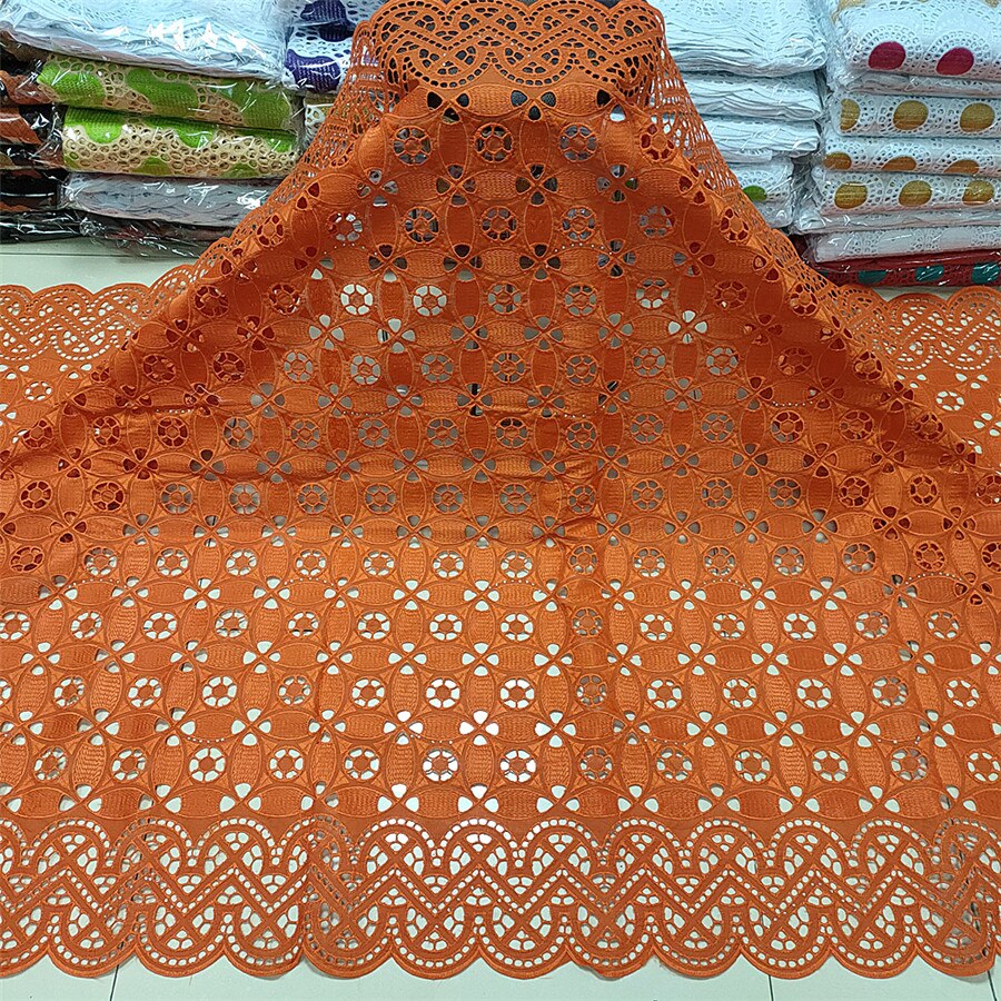 5yards swiss lace fabric lace africcan cotton dry ... – Vicedeal