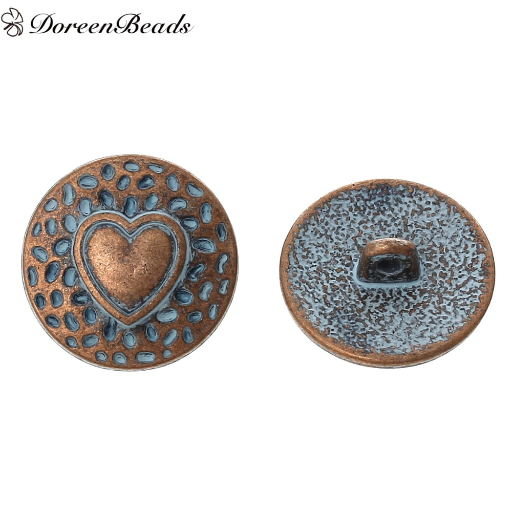 DoreenBeads Zinc Metal Alloy Shank Button Metal Bu... – Grandado