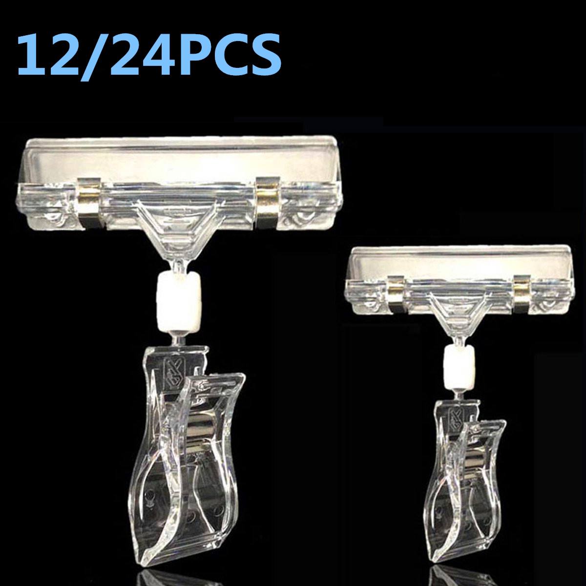 12pcs Sign Holder Display Clip Label Price Card Ta... – Vicedeal