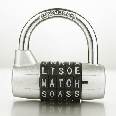 5 Letter Zinc Alloy Combination Padlock Code Passw... – Vicedeal