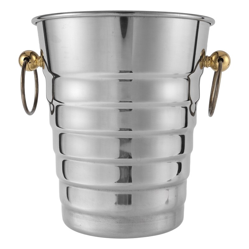 5L Stainless Steel Thick Threaded Ice Bucket Bar C... – Grandado