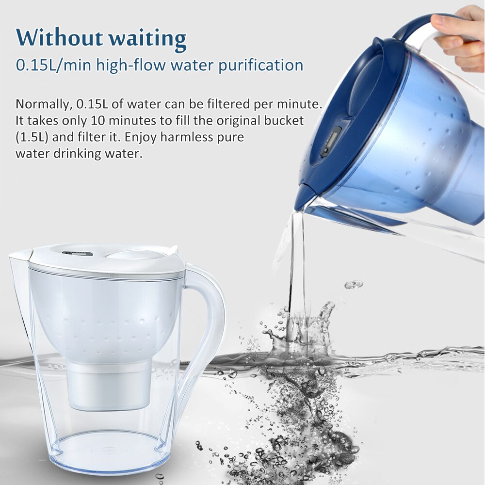 3.5L Water Filter Kettle Portable Water Pitcher Ta... – Vicedeal