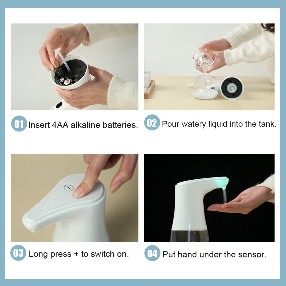 Automatic Soap Dispenser For Liquid Soap Touchless... – Vicedeal