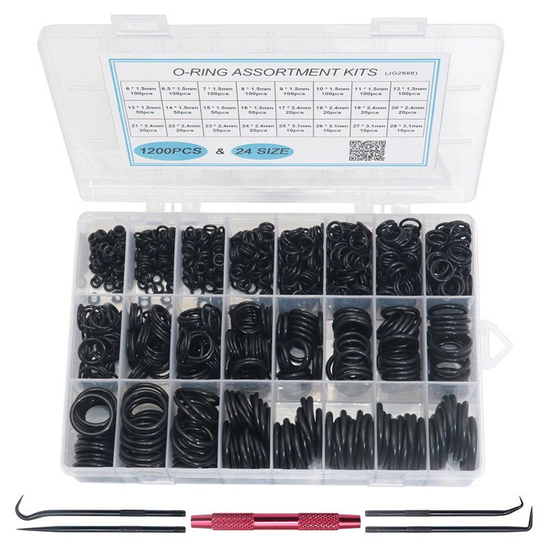 740Pcs 1200Pcs Nitril Rubber O Ring Set Met Haak G... – Vicedeal