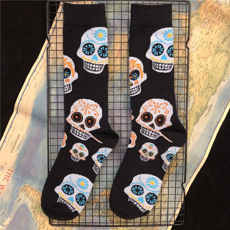 Adult Crew Cotton Socks Piranhas Piranha Skeleton ... – Vicedeal