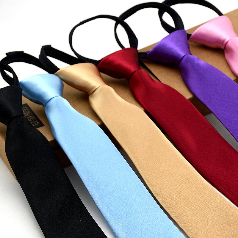 School Children Neck Tie Solid Color Easy To Wear ... – Grandado