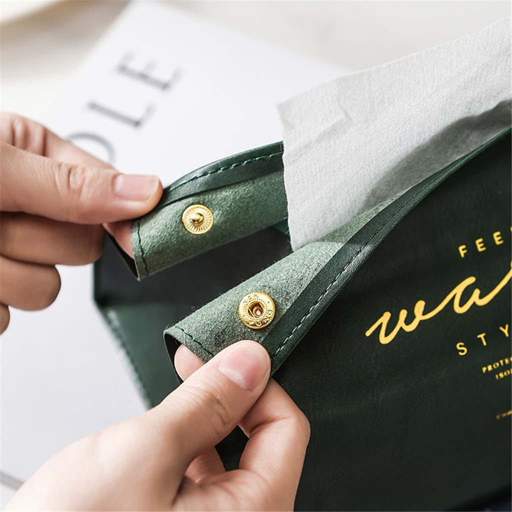 Tissue Case Box Reusable Nordic Style Napkin Tissu... – Grandado