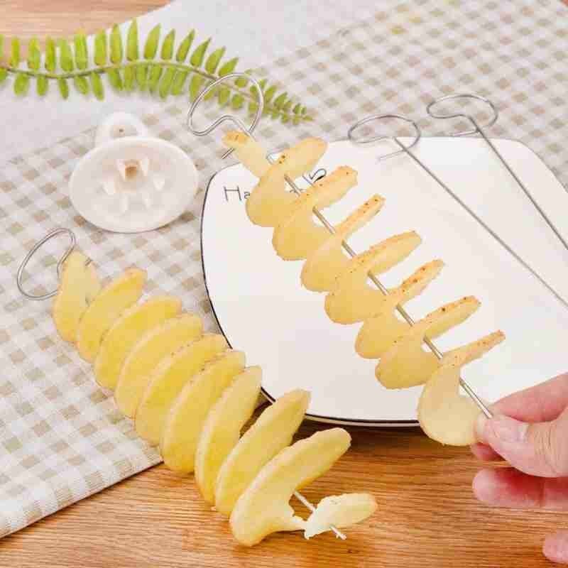 Reusable Potato Twister Potato Spiral Manuel Cutte... – Grandado
