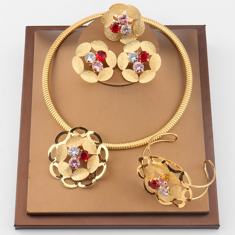 Costume Jewelry Colorful Stone Jewelry Sets for Wo... – Grandado