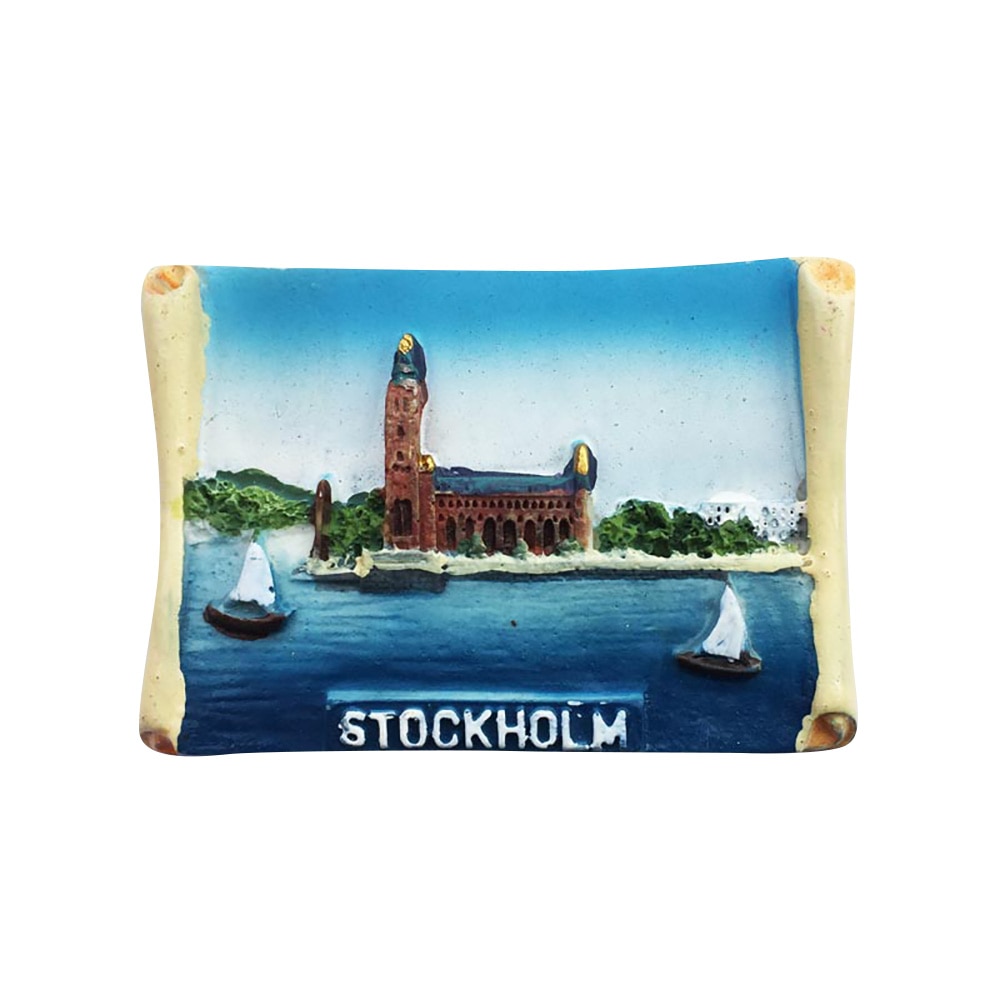 Lychee Sweden Scenic Fridge Magnet Stockholm City ... – Vicedeal