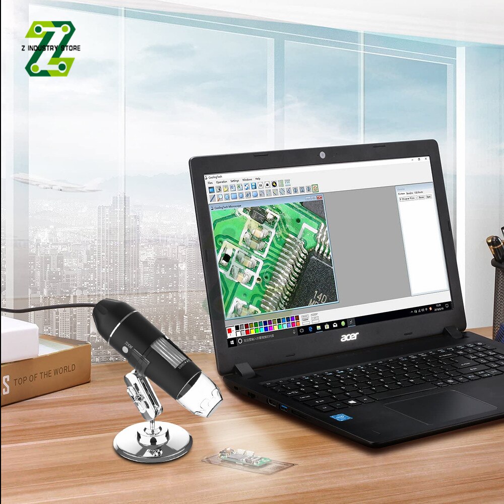 Microscope 500x 1000x 1600x HD Wireless USB Digita... – Grandado