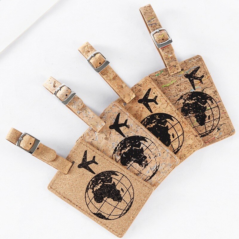 Etiqueta rótulo de equipaje de cuero para maleta d... – Grandado
