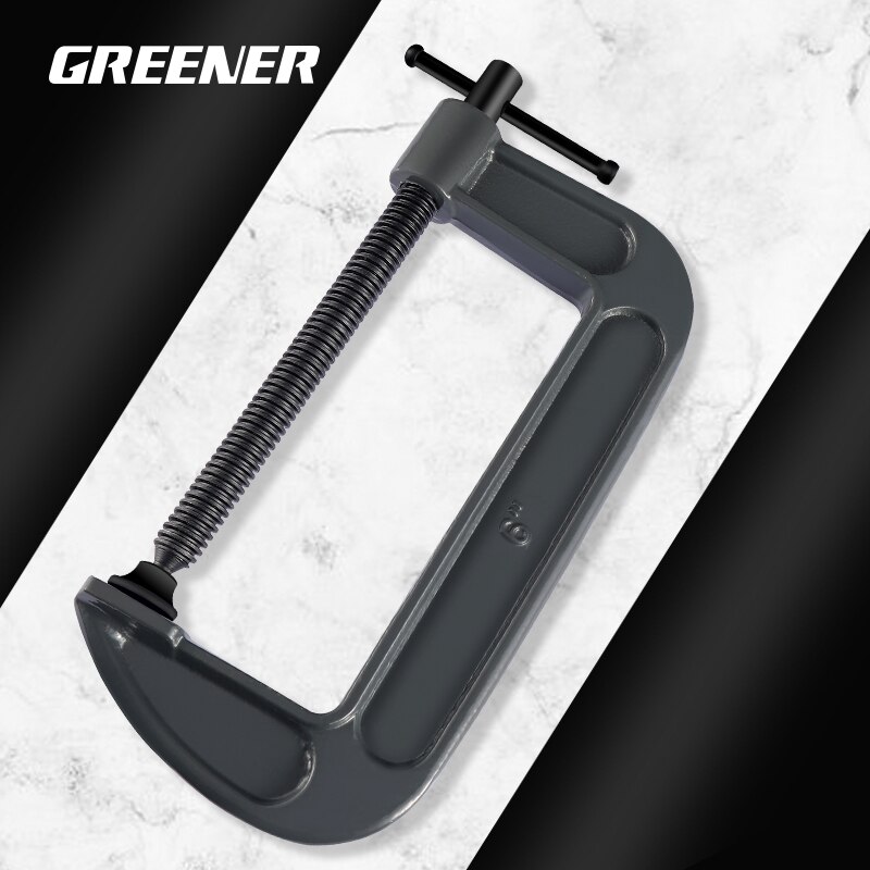 Greener Heavy Duty G Clamp 1-12inch Heavy Duty c-c... – Grandado Greener Heavy Duty G Clamp 1-12inch Heavy Duty c-c... – Grandado