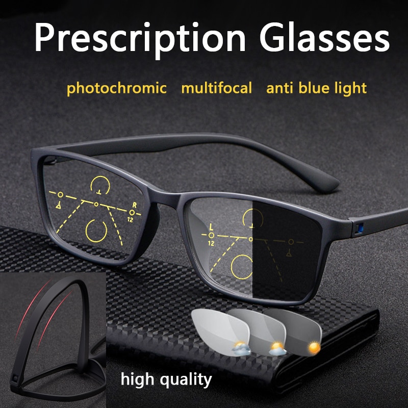 Prescription Glasses Men Multifocal Progressive Re... – Vicedeal