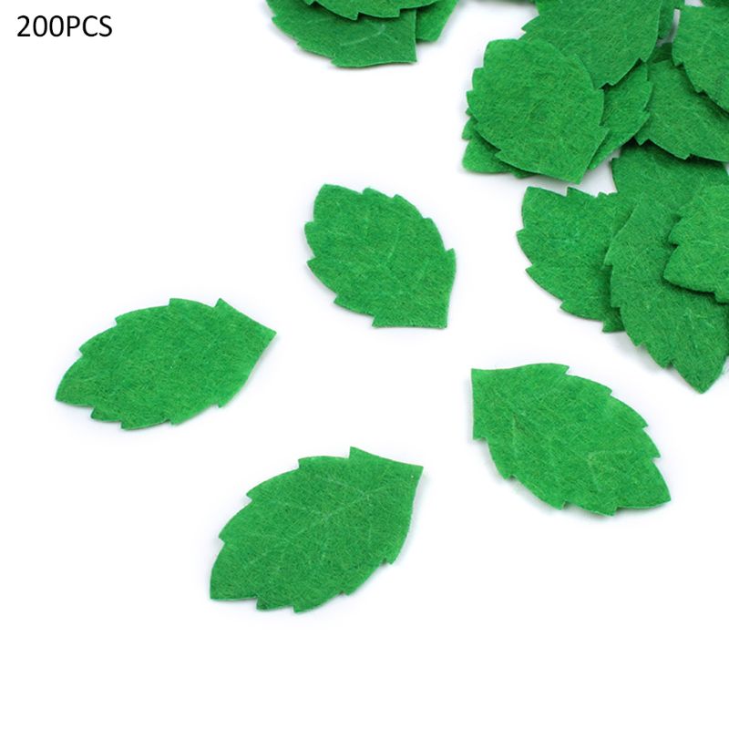 200pcs Green Leaves Leaf Card Making Decorating DI... – Vicedeal