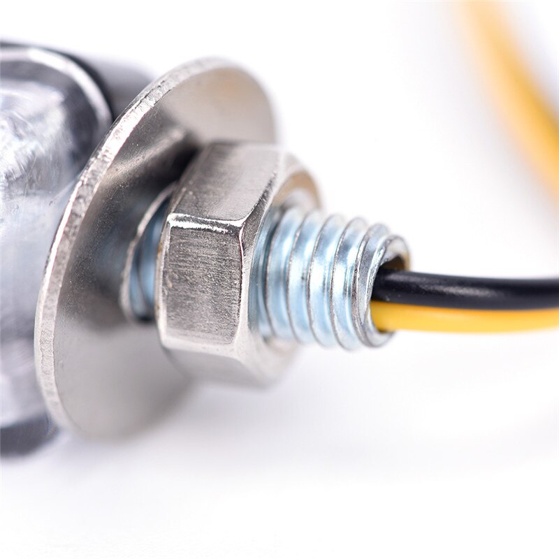 2 st 12v 6 led motorcykel mini bärnsten blinkers b... – Vicedeal