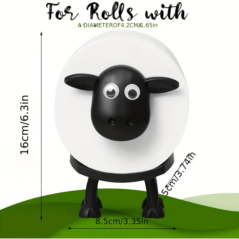 3pcs Sheep Toilet Paper Roll Holder Cartoon Lamb T... – Grandado