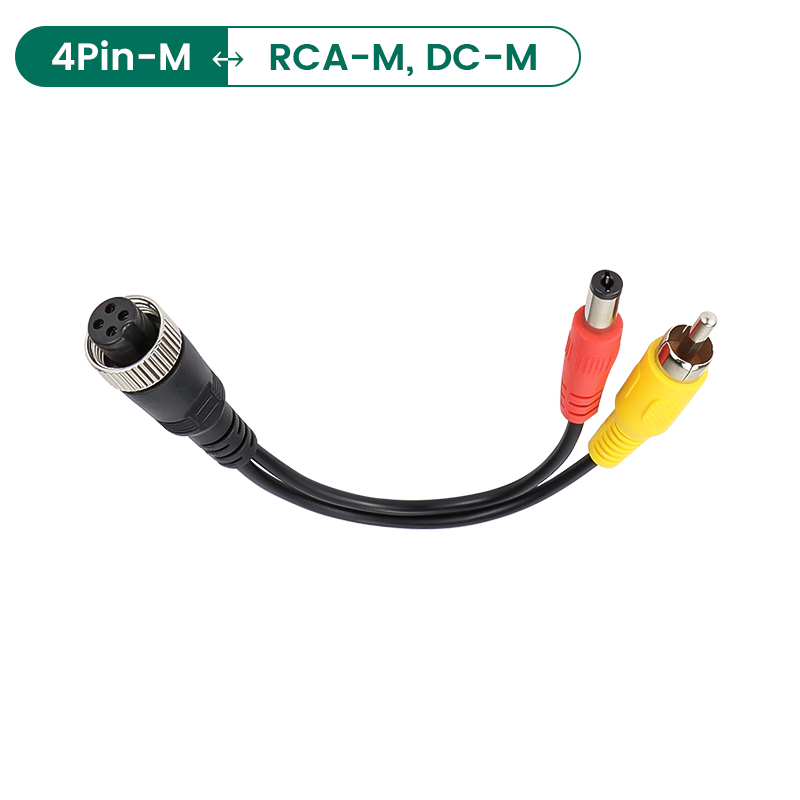 GreenYi 4Pin Aviation Head Male/Female to RCA AV/F... – Grandado