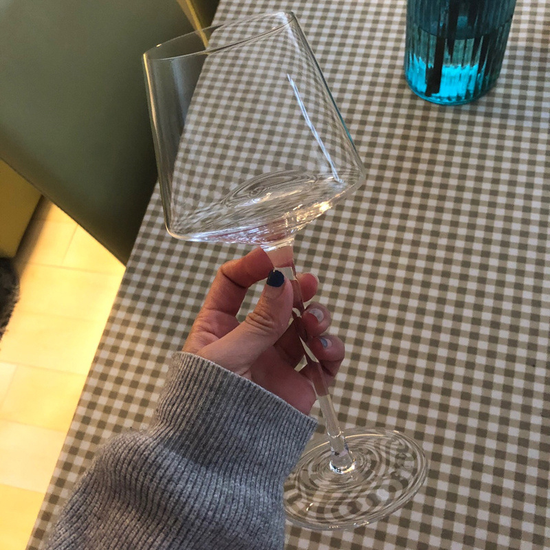 Crystal Insulated Wine Glass Cup Mug Wine Glass Wi... – Grandado