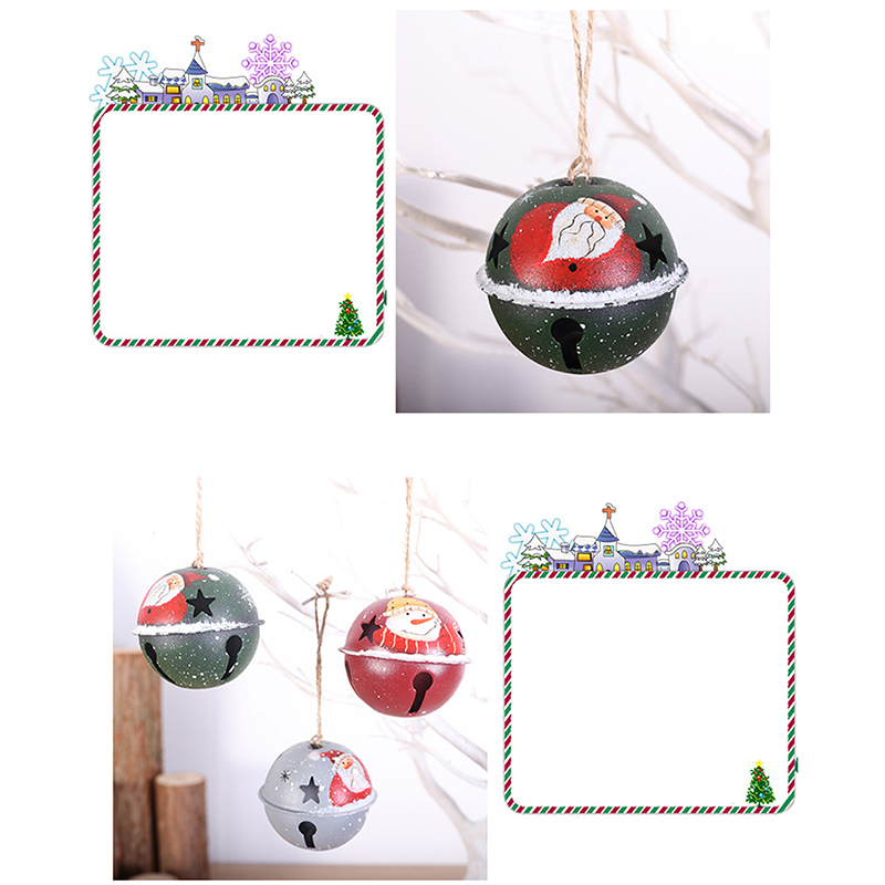 Christmas Bell Red White Green Metal Jingle Bells ... – Vicedeal
