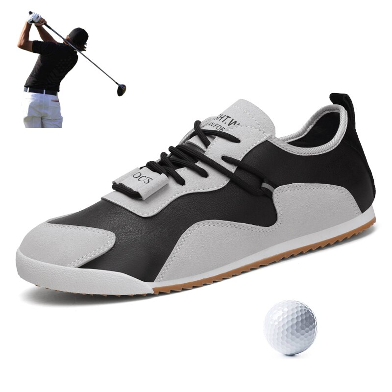 Golf Shoes for Men Green Grass Breathable Golf Tra... – Grandado