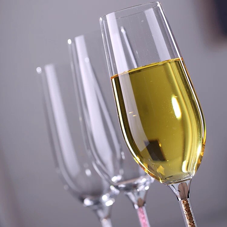1/2/4/6Pcs Glasses Set European Style Diamond Wine... – Grandado