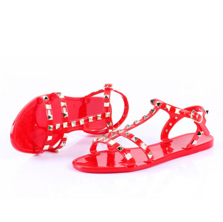 Lente/Zomer Klinknagel Sandalen Vrouwen Platte Non... – Vicedeal